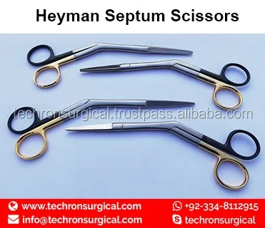 Heyman Nasal Septum Bone Turbinectomy Rhinoplasty Scissors - Buy Heyman ...