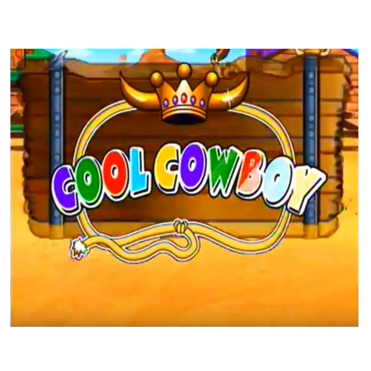Arcade Monnayeur Machine COOL COWBOY Enfants Jeu-Machines de jeux-ID de ...