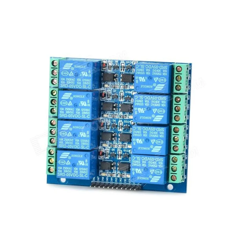 8 Channel Relay Opto-isolated 5v 10a Relay Module - Buy Relay Module ...