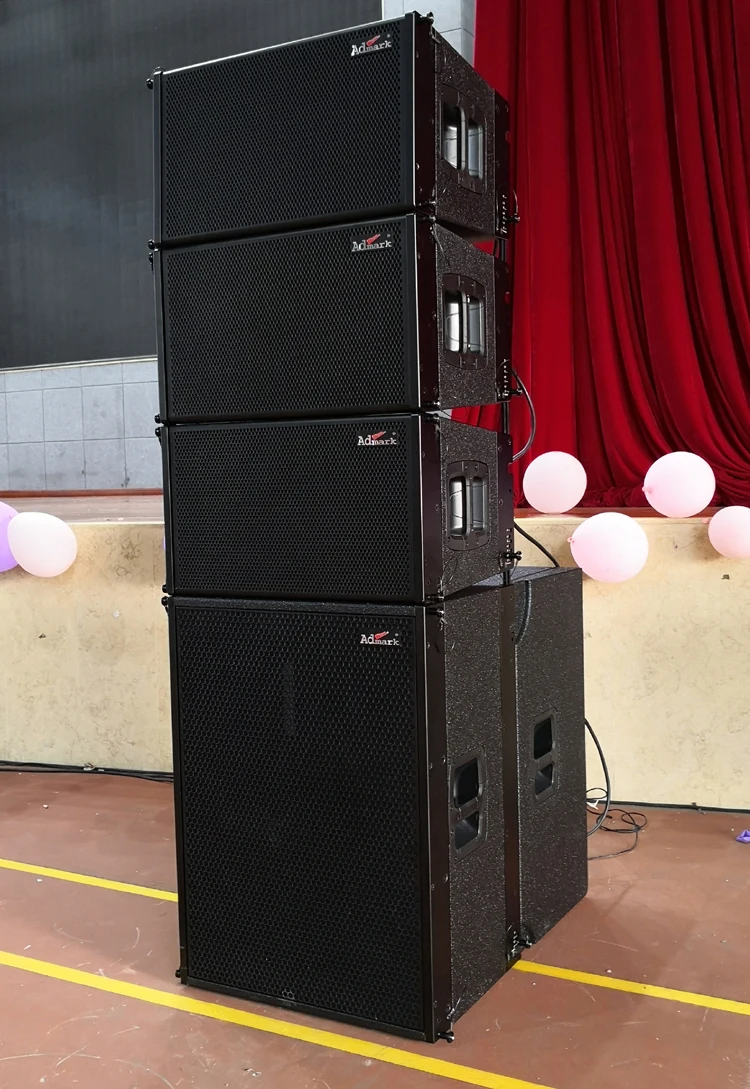 Admark 12 Inch Line Array System - Self Powered & Waterproof