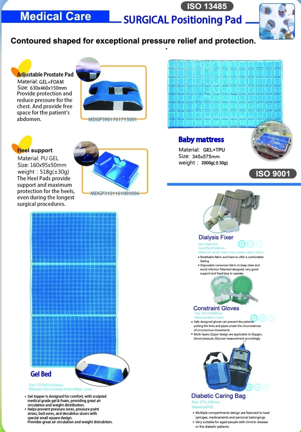 Professional Comfort Protection Patient Gel Positioning Crutch Pad ...