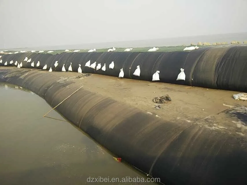 Dredging Sludge Dewatering Geotube Bag For Coastal Shoreline Protection - Buy Sludge Dewatering ...