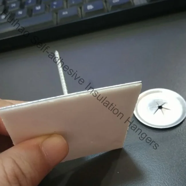 2.4*70mm Galvanized Steel Rock Wool Self Stick Insulation Pins for HVAC ...