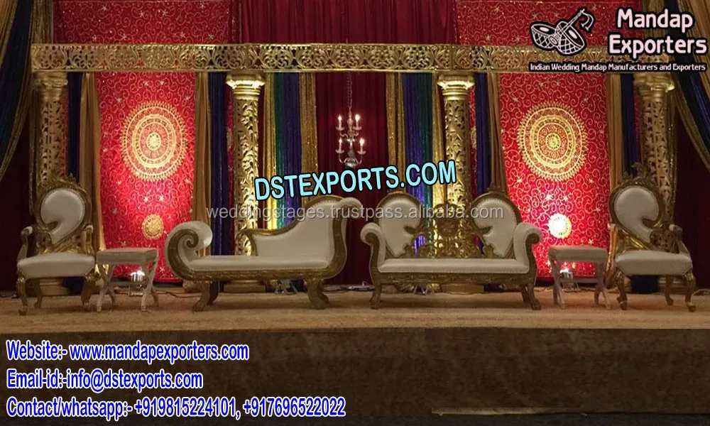 Muslim Nikah Stage Decoration - Latest Wedding Set Sale