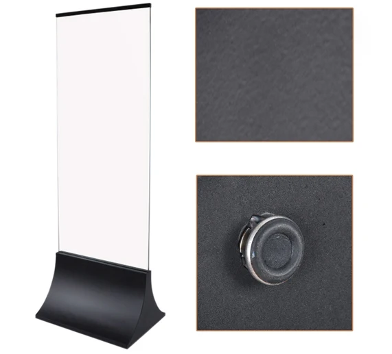 Elegant Freestanding Acrylic Poster Display Stand