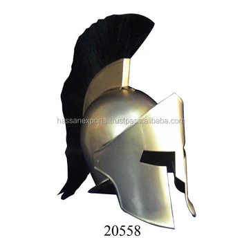 Spartan Armor Helmet With Plume - Buy Spartan Armor Helmet With Plume ...