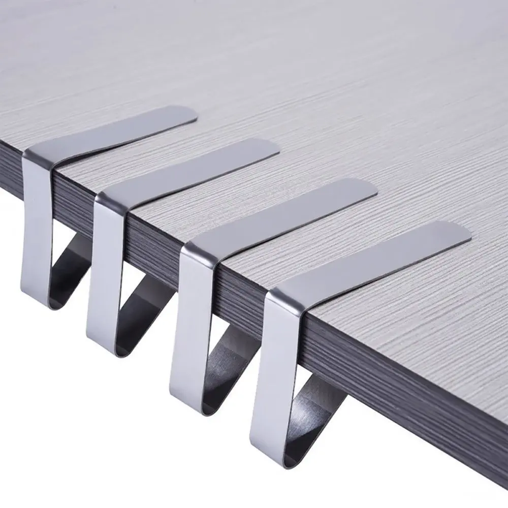 Small Sturdy Stainless Steel Picnic Table Clips For Tablecloth - Buy ...