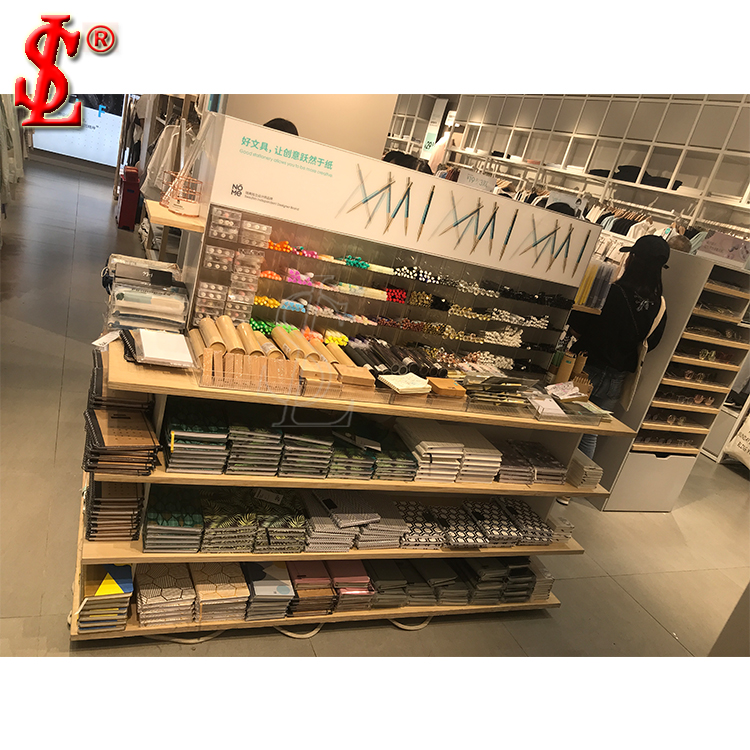 White And Green Color Nome Miniso Display Racks Shelf Rack For Minoso ...