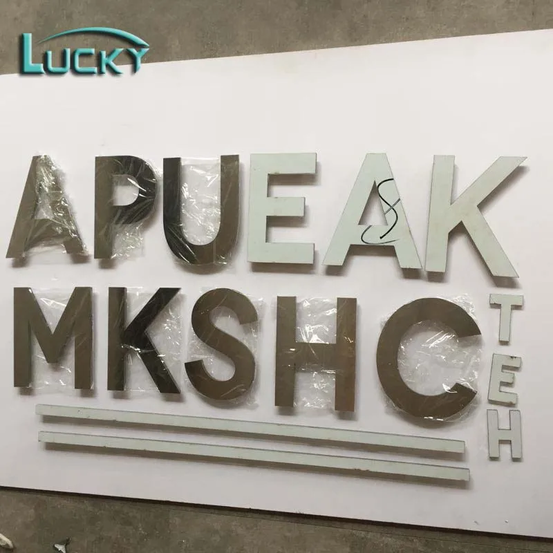 Wholesale Custom Screws Laser Cut 3d Clear Acrylic Alphabet Letter ...