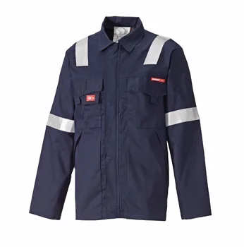Fire Retardant Work Jacket With Reflective Tapes - Buy Anti Static Work ...