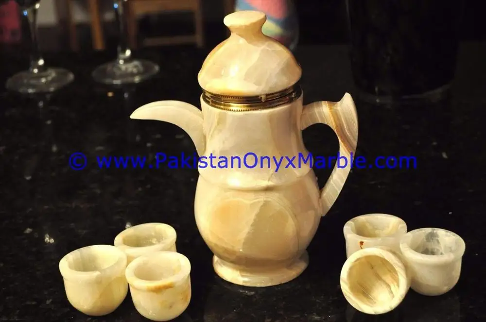 Onyx Tea Set With 6 Pc Cup And Tea Pot - Buy Good Design Ancient Green ...
