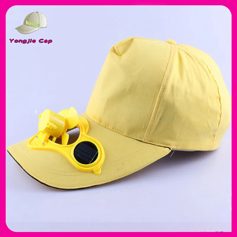 Wholesale Baseball Cap With Fan Custom Blank Solar Powered Fan Cap Hat ...
