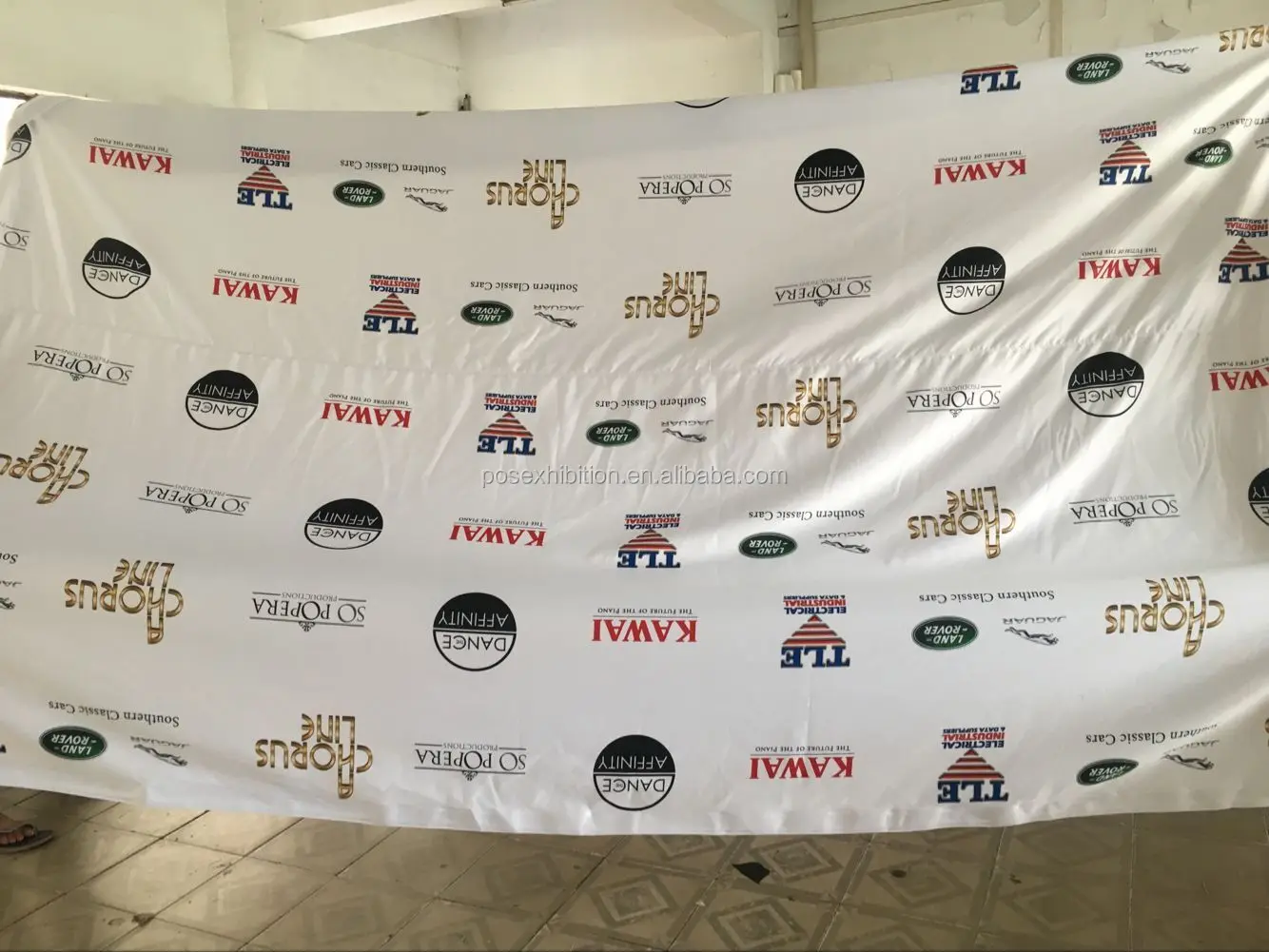 Massive Fabric Backdrop Banner Printing for Step and Repeat