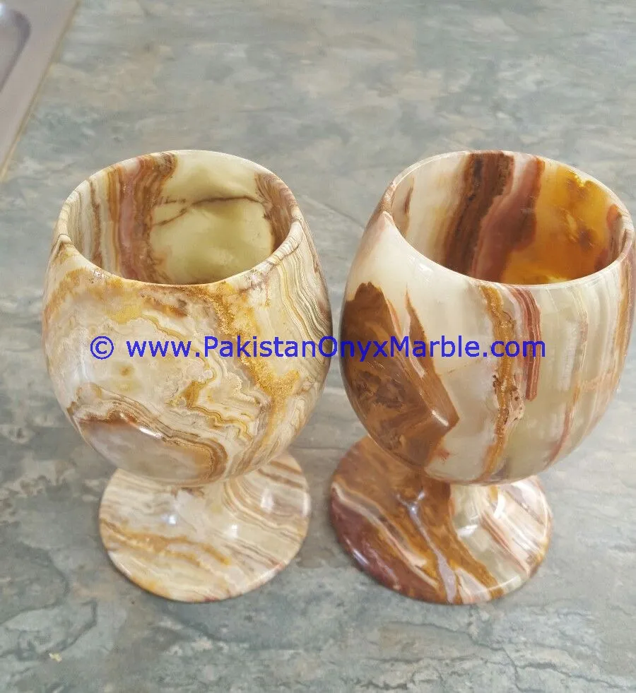 Pakistani Onyx Shot Glass Set - Perfect for Wedding Gifts