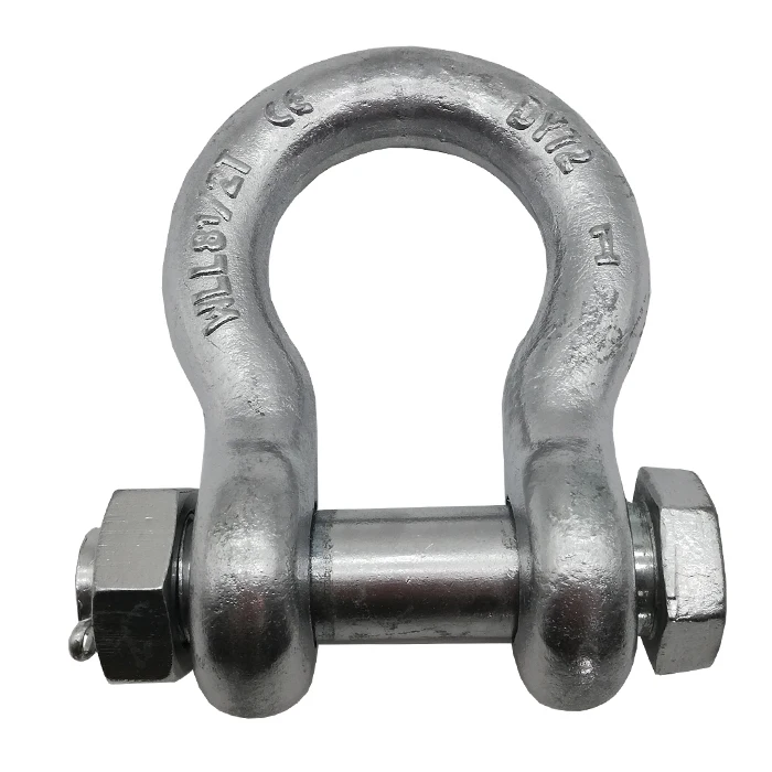 Forged Carbon Steel Bow Crane Shackle - Buy Screw Pin Bow Shackle,20 ...