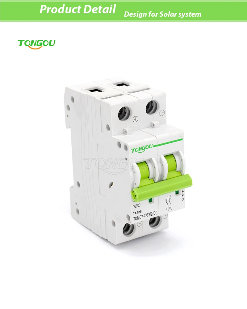 เบรกเกอร์24vdc Mcb 48v Dc Mcb 2เสา110v Dc Mcb - Buy Circuit Breaker ...