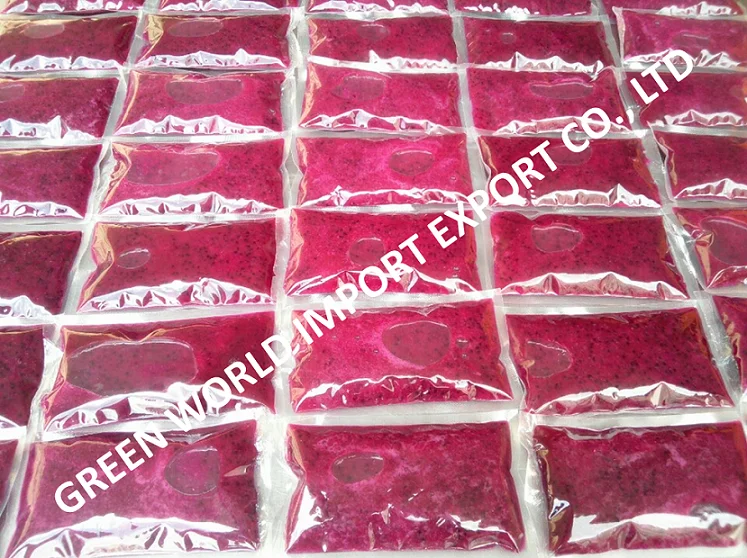 Frozen Dragon Fruit Puree From Vietnam - Best Price - Best Quality And ...