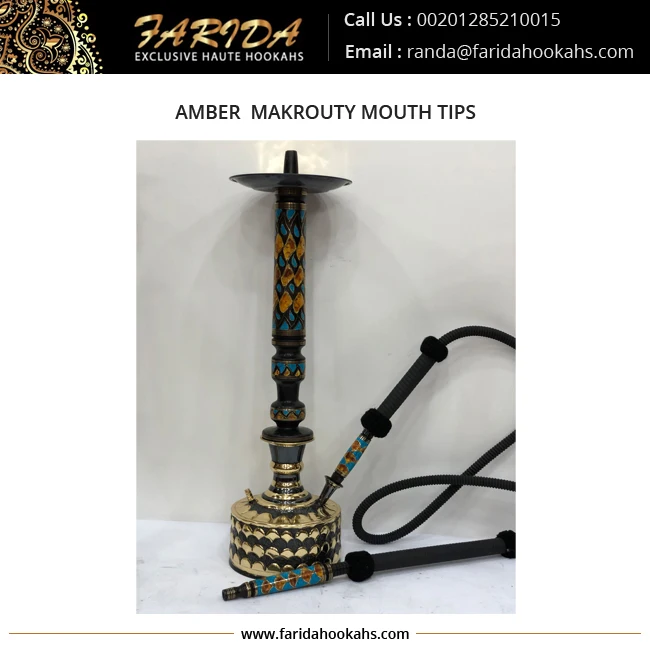 Hookahs Luxury - Shisha Farida Limited Edition Amber Hookahs
