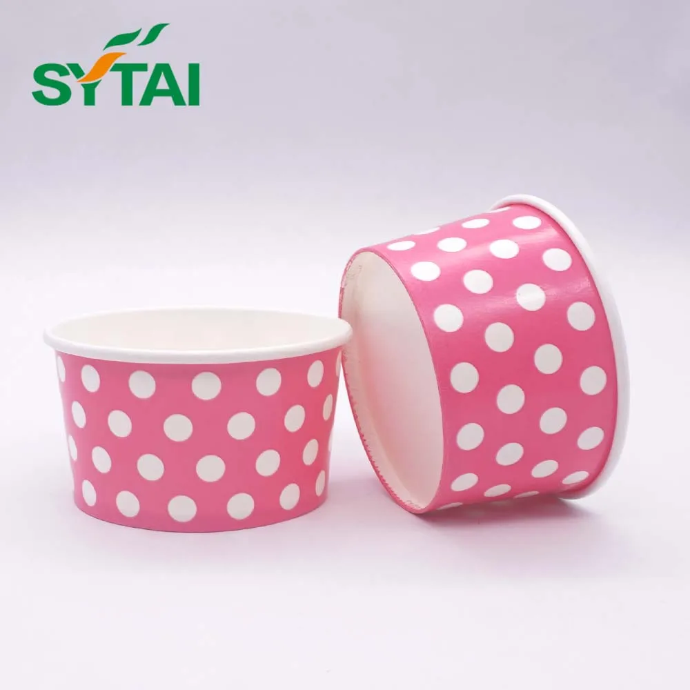 Ice Cream Tub Custom Printed Paper Disposable Bowl 2 Oz --32 Oz Food ...