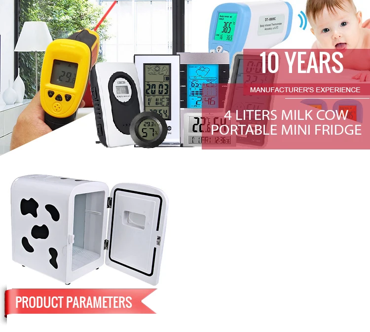 4 Liters Milk Cow Portable Mini Fridge Ref Cooler Warmer For Car Home ...