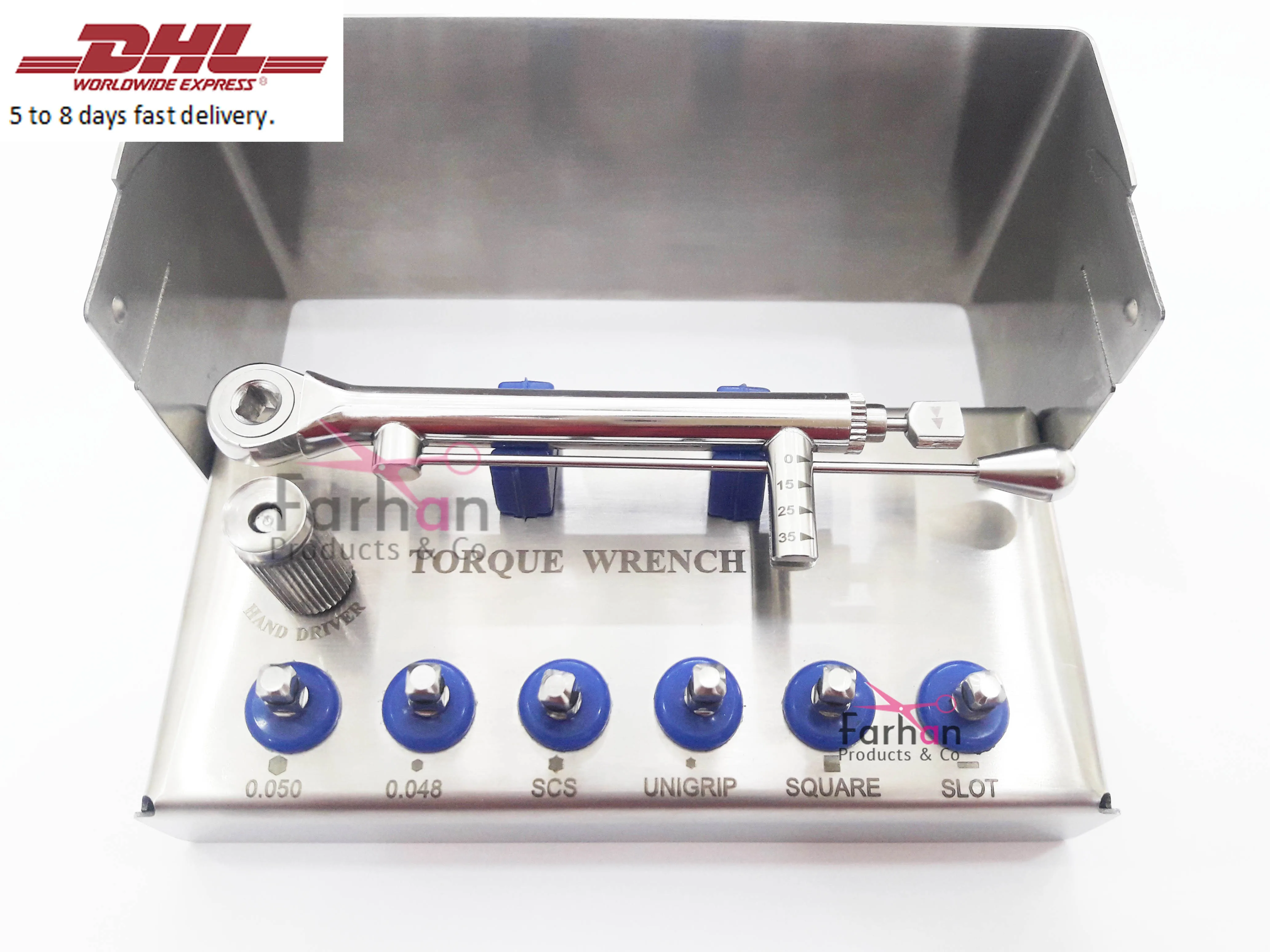 Universal Adapter And Dental Implant Torque Wrench & Driver Kit ...