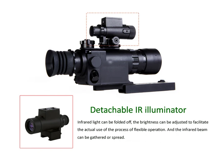 Optical Night Vision Rifle Scope With Gen1+ Image Intensifier Tube ...