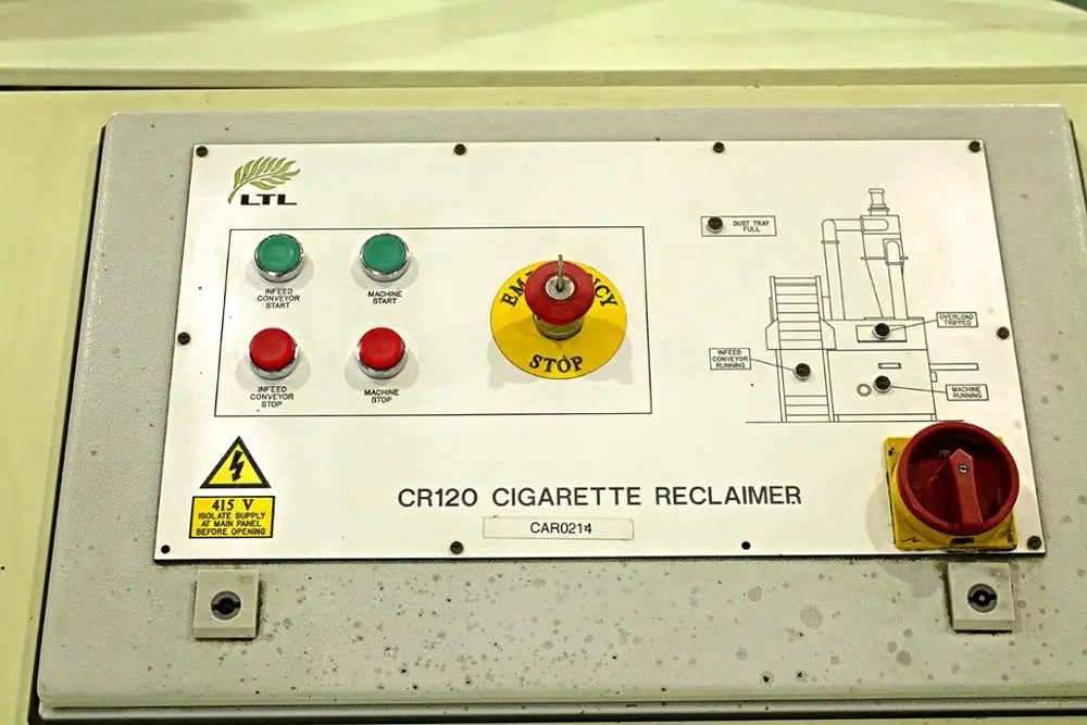 Hauni Tofi Cigarettes Tobacco Reclaimer Machine,Ltl Cr120 Tobacco ...