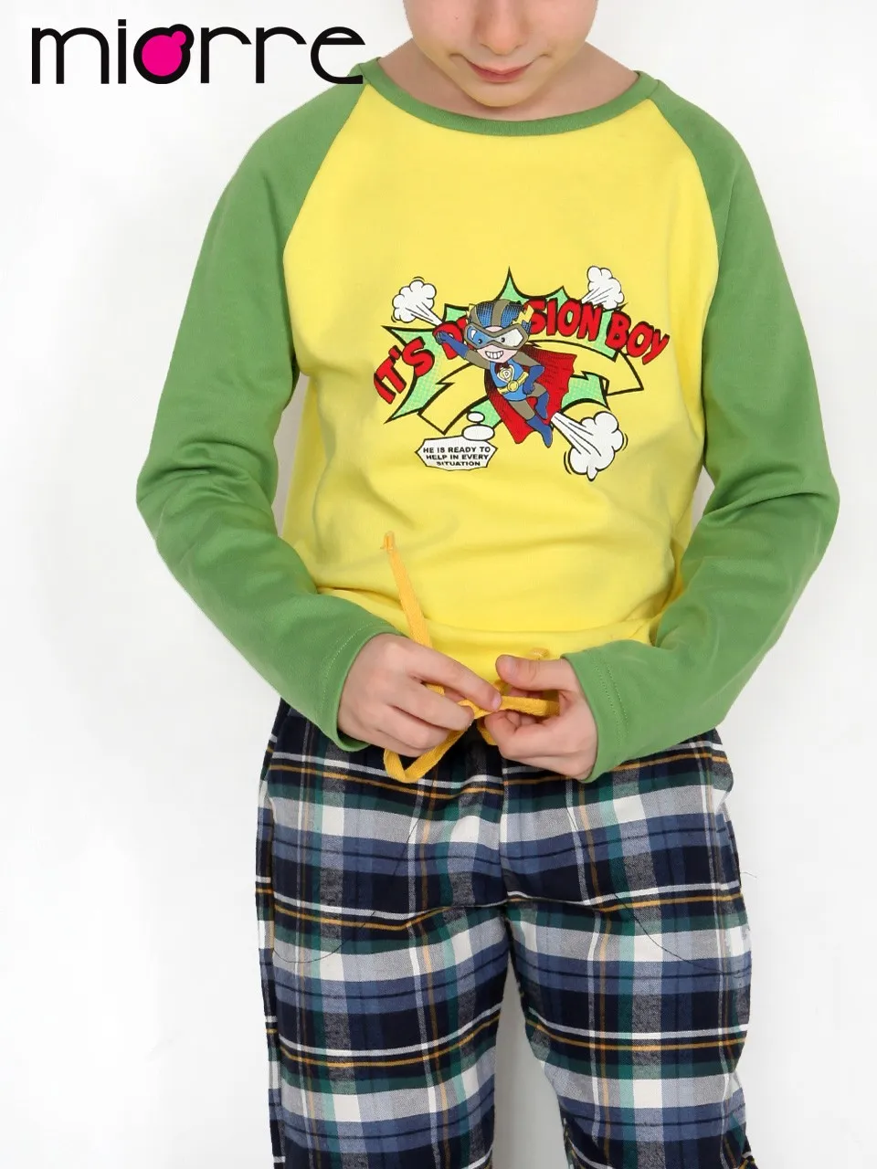 Miorre Oem Kid's Boy Cartoon Animal Designed Sleepwear Pajamas Set ...