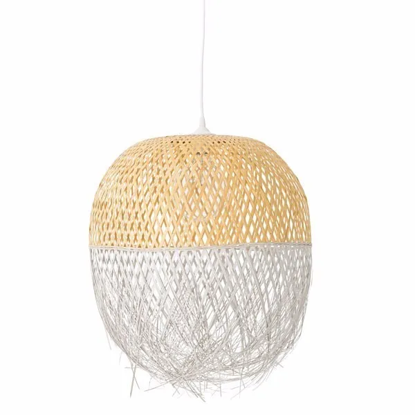 Bell-shaped Rattan Hanging Lampshade,White Color - Buy Rattan Lamp ...