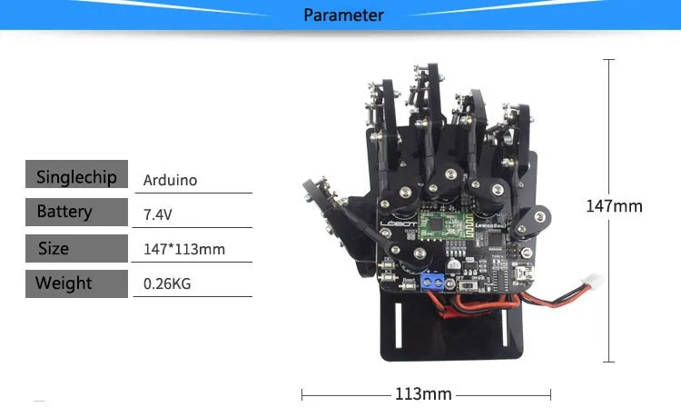 Hiwonder 신제품 로봇 팔 Arduino 제어 웨어러블 기계 손 무선 모듈 더 센서 로봇 제어 Buy 새로운 디자인 로봇 손무선 로봇 손 Product On