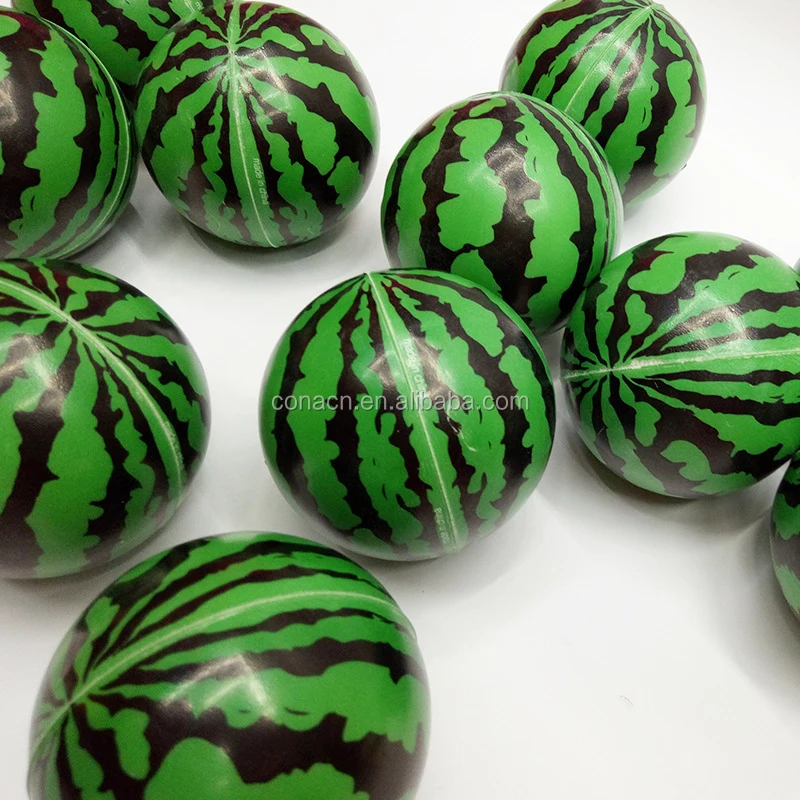 Soft Foam Watermelon Stress Balls For Kids 2.5" Perfect For Small Hands ...