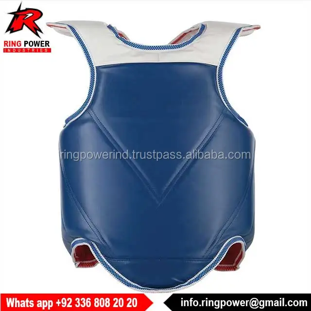 Chest Guard Mma Body Protector Martial Arts Taekwondo Armour Taekwondo ...