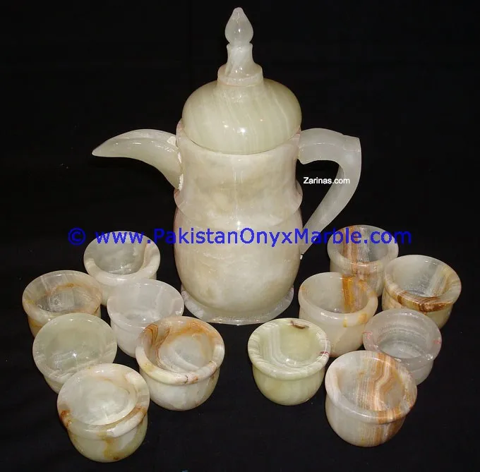 Onyx Tea Set With 6 Pc Cup And Tea Pot - Buy Good Design Ancient Green ...