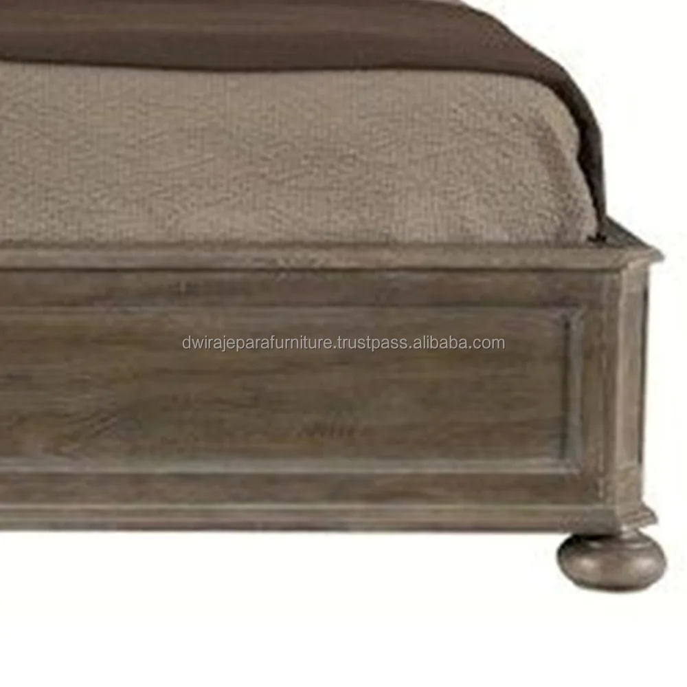 BEDROOM FURNITURE - SOLID WOOD MINDI BED FRENCH STYLE
