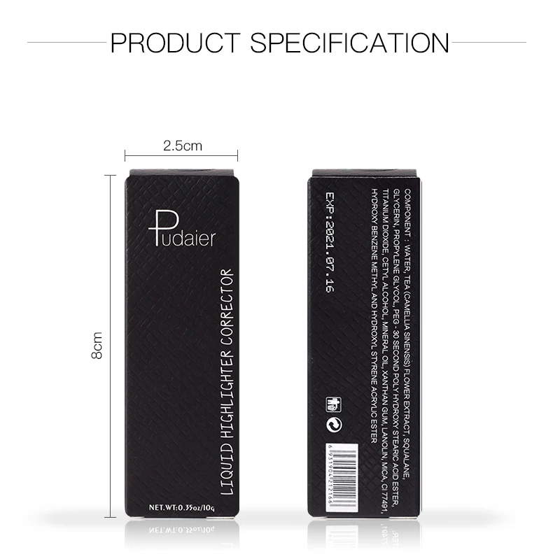 Pudaier Liquid Highlighter - Brightening Shimmer Makeup