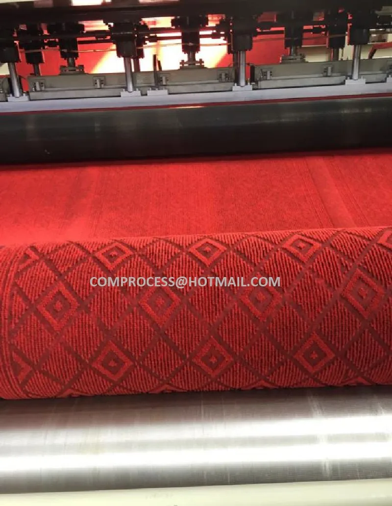 Non Woven Needle Punched Polyester Printing Carpet Making Machine - Buy ...