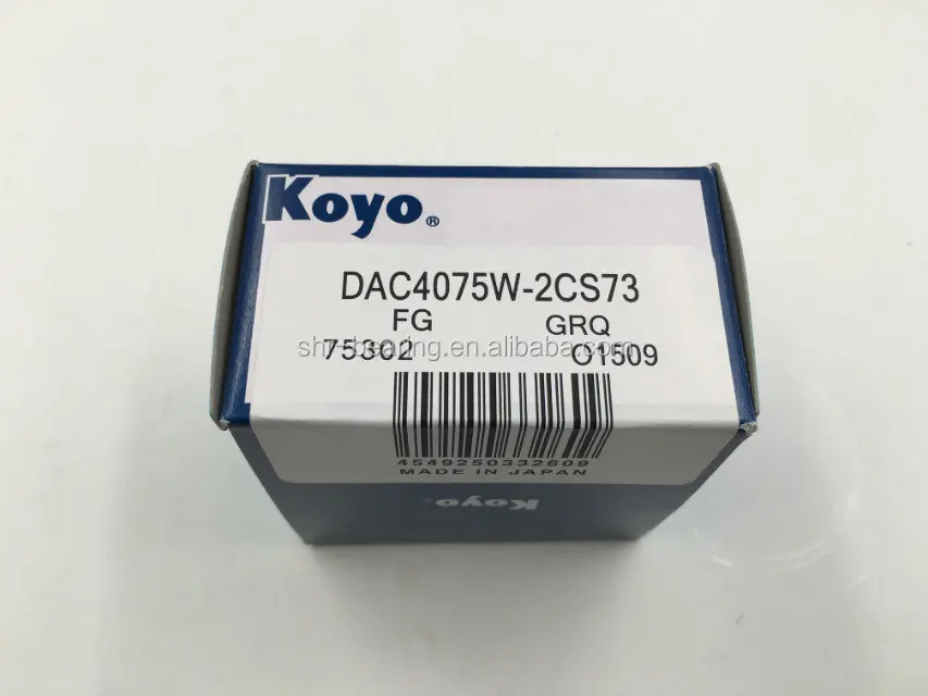 Front Wheel Bearing Koyo 90363-40079/90363-w0005/40bwd17dca116/dac4075w ...