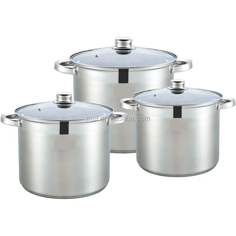 Msf-3475 Russia Stainless Steel Cookware 6-piece Good Appearance & Easy ...