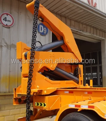 36ton Container Side Discharge Lift Box Loader 40ft Self Load Container ...
