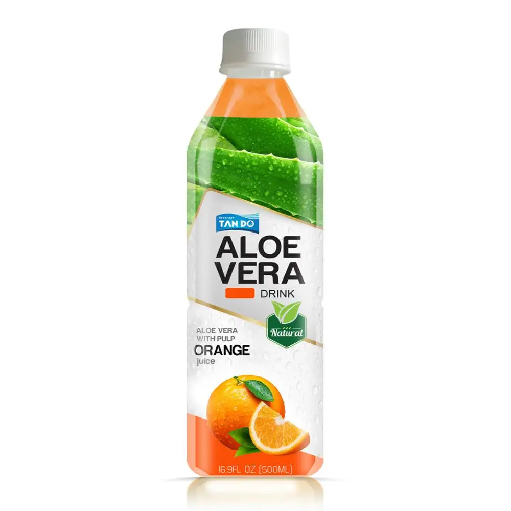 Variety of Flavored Aloe Vera Drinks with Pulps from Vietnam