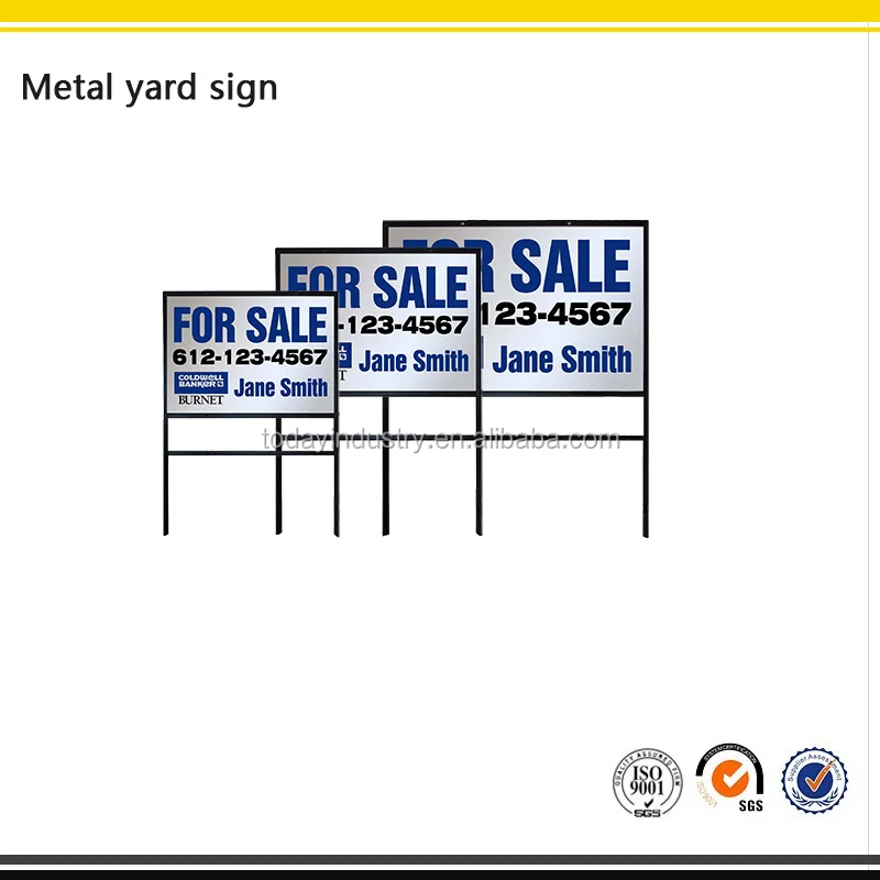 Real Estate Metal Angle Post Garden Yard Sign Frame - Buy Outdoor Metal ...