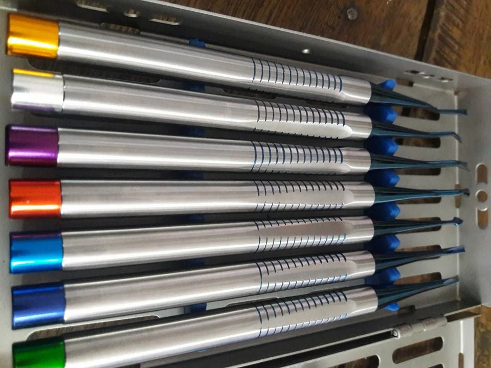 Luxating Dental Implant Pdl Set With Titanium Blue Coating Certified By ...