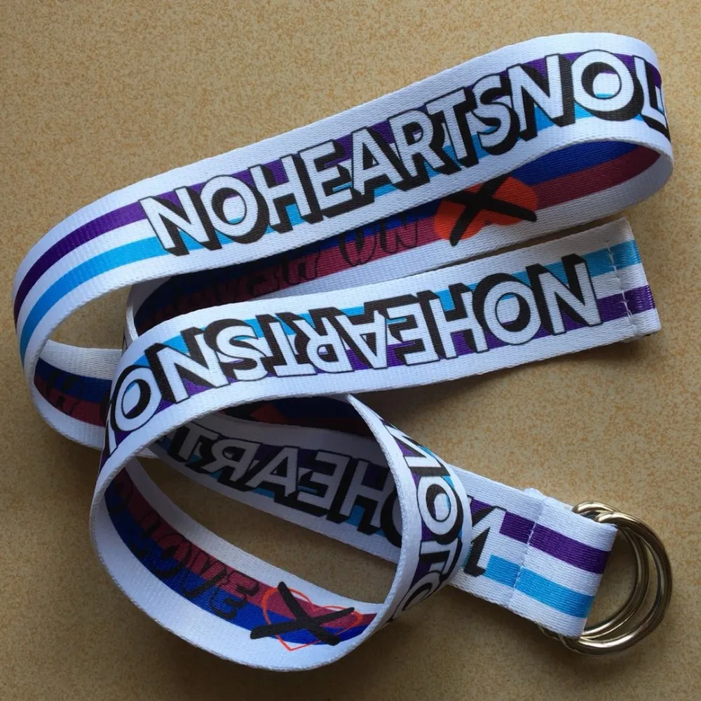 Fashion Nylon Custom Logo Embroidery Belt,Webbing Braided Belt For Men ...