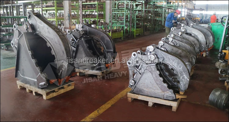 Excavator Hydraulic Gripper Bucket - 360 Degree Rotation