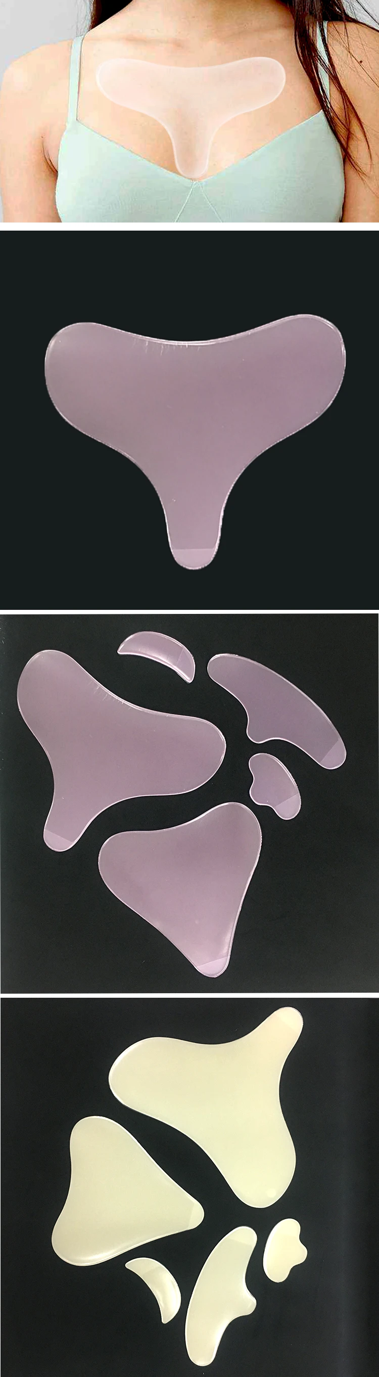 Silicone Chest Pad for Decollete - Anti-Wrinkle & Reusable