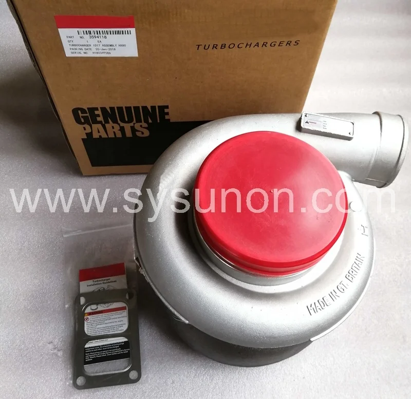 3594118 3594117 HX80 motor diésel Turbo KTA19 turbocompresor Kit a la ...