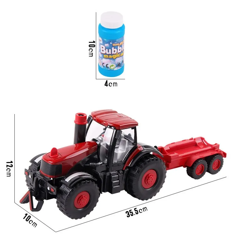 Bump & Go Bubble Blowing Farm Tractor Truck With Lights Sounds And ...