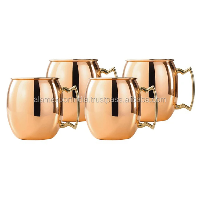 Newly Hammered Design Pure Copper Glass For Health Benefits Copper ...