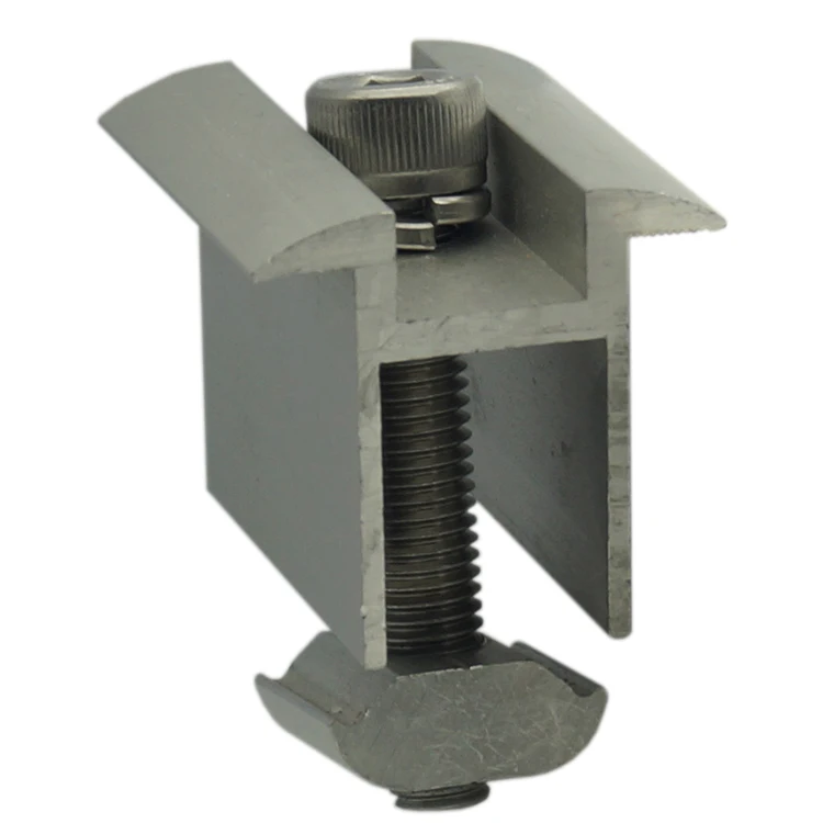 Wholesale High-Quality Aluminum PV Mounting Solar Panel Mid Clamp