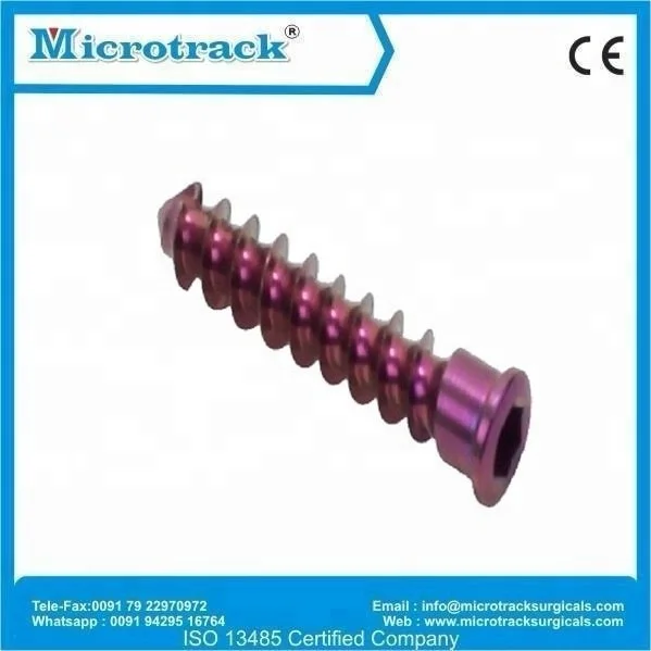 4.0mm Bone Screw For Cervical Plate Spine Orthopaedic Implants - Bone ...